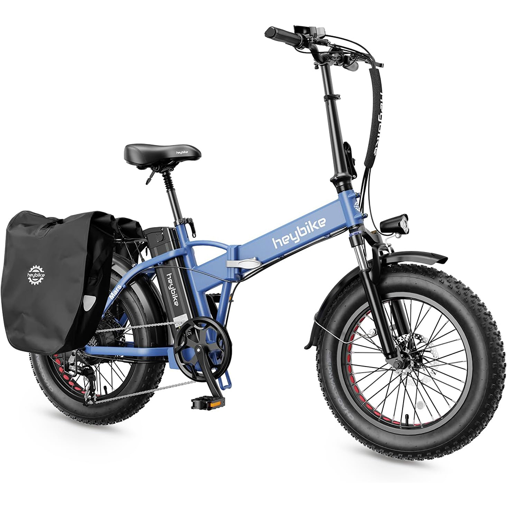 Heybike Mars Electric Bike for Adults, Foldable 20" x 4.0 Fat Tire ...