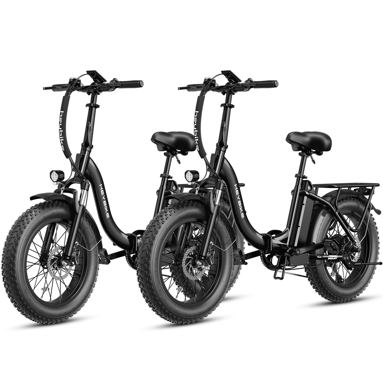 HeyBike, Electric Bike, Ranger 2.0, Foldable All-Terrain Fat Tire ...