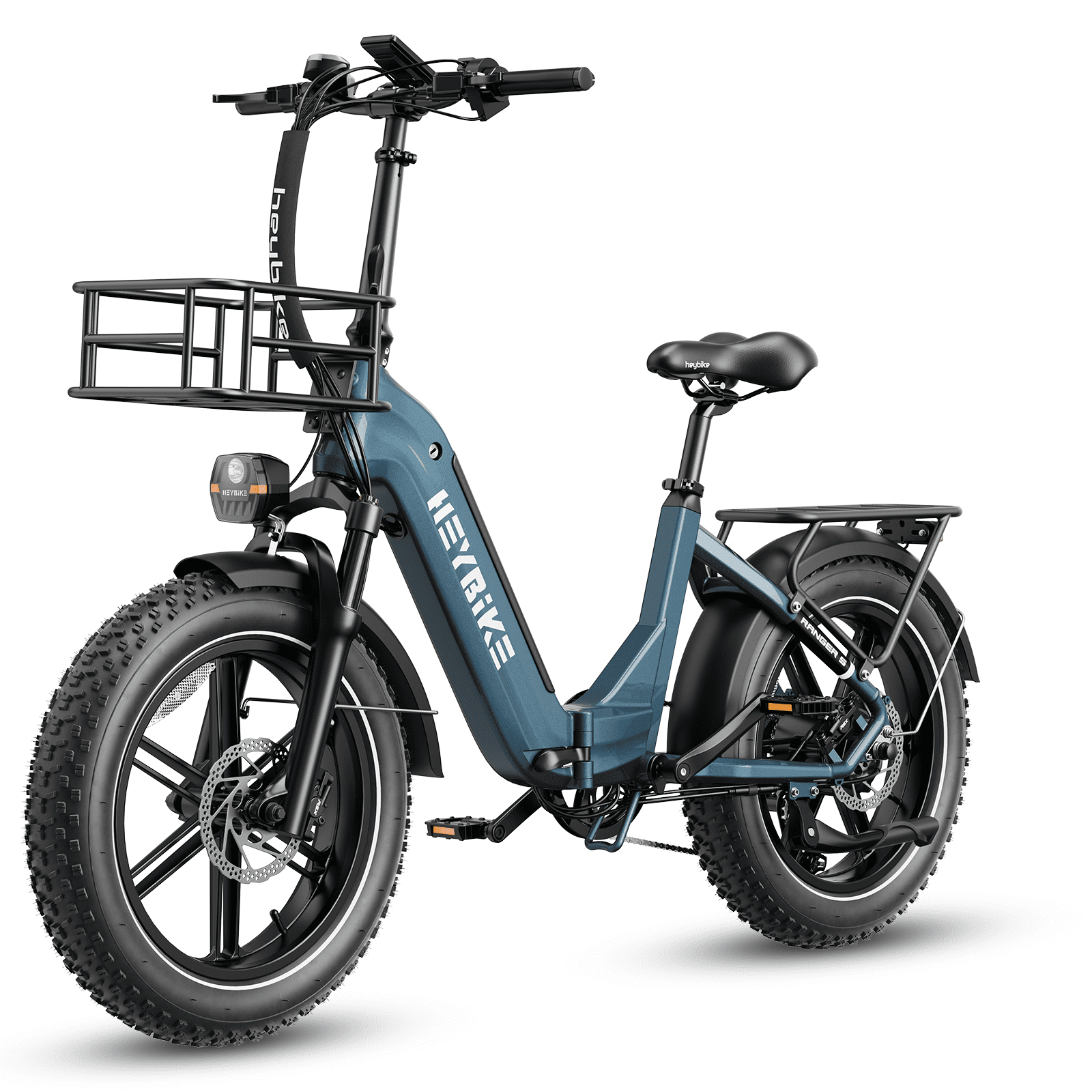Heybike Ranger S Electric Bike for Adults, 750W Foldable Ebike with 48V 14.4AH Removable Battery ...