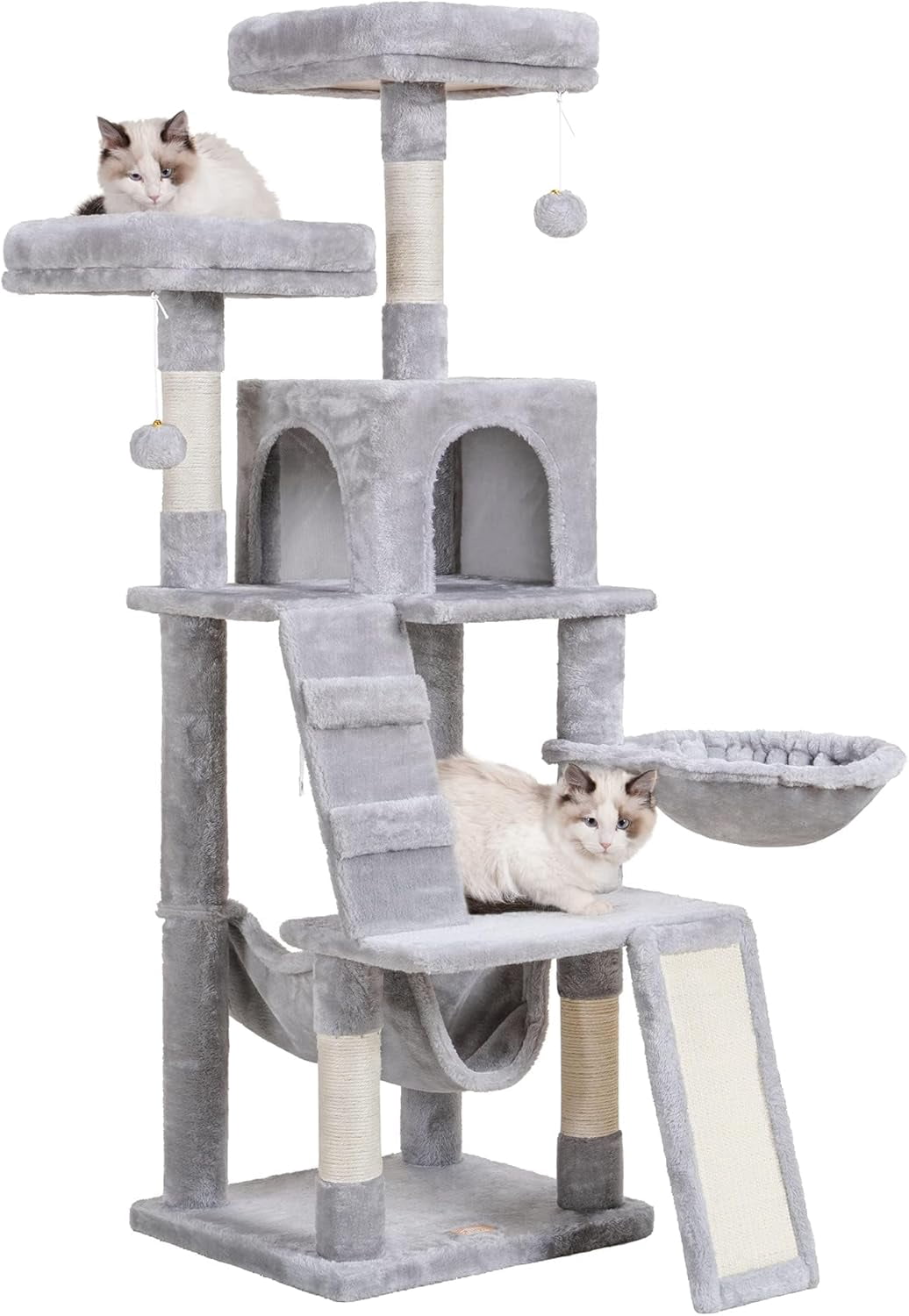 Heybly Cat Tree, Cat Tower for Indoor Cats,Multi-Level Cat Furniture ...
