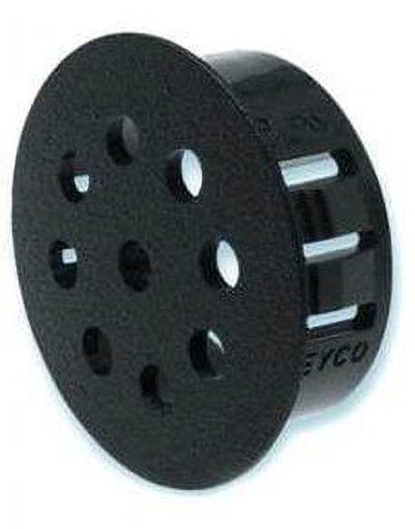 Heyco 2707 VP-1000 Vented 1" HOLE PLUG BLACK (package of 250) - Walmart.com