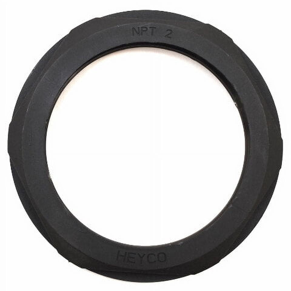 Heyco Boat Hex Nut | Black Nylon 3 1/8 x 3/8 Inch 2 NPT - Walmart.com
