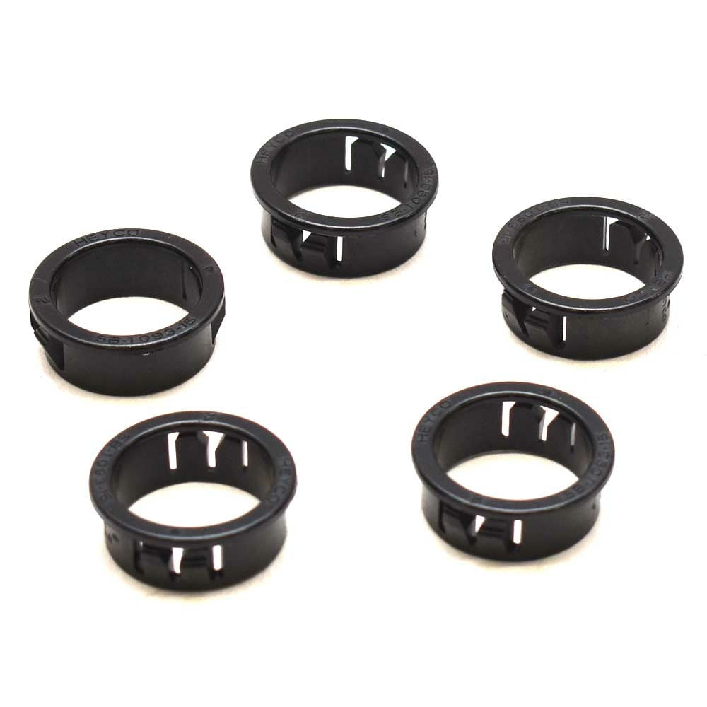Heyco Boat Snap Bushing SB-1093-15 | Godfrey 1 Inch Black Plastic (Set ...