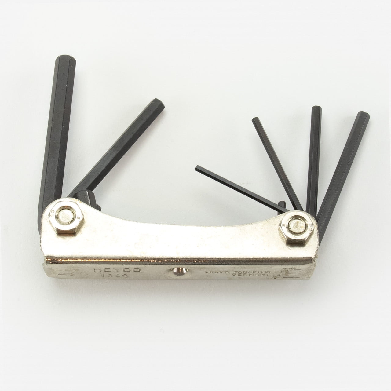 Heyco Hex Metric L-key Folding Set in Metal Holder, 6 Pieces - Walmart.com