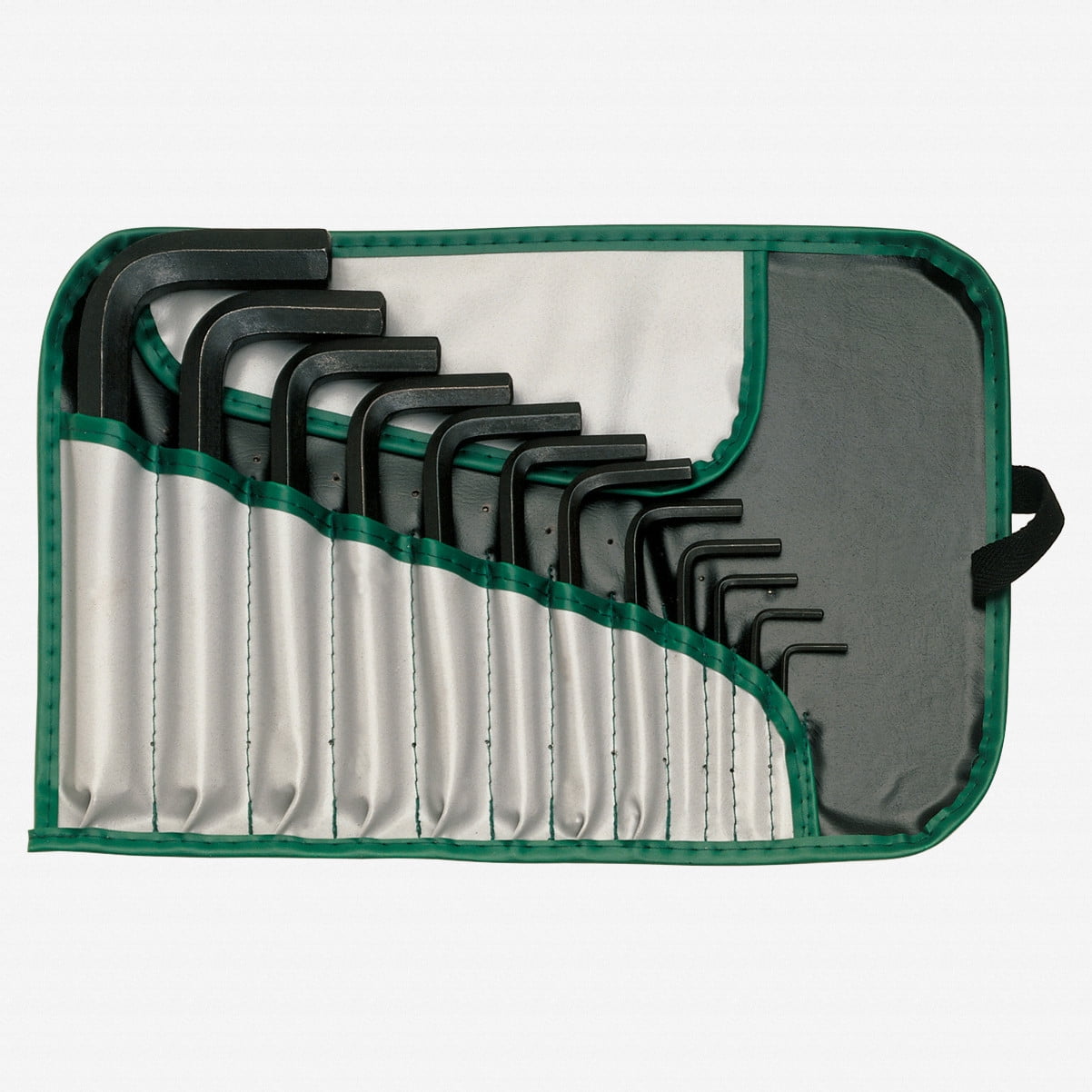 Heyco Hex SAE L-key Set in Tool Roll, 12 Pieces - Walmart.com