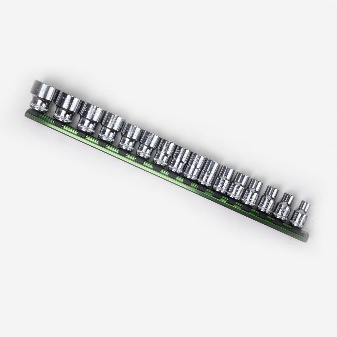 Heyco Metric Socket Set on Aluminum Rail - 1/2" Drive - Walmart.com