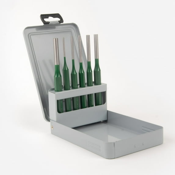Heyco Parallel Pin Punch Set, 6 Pieces in Metal Case - Walmart.com