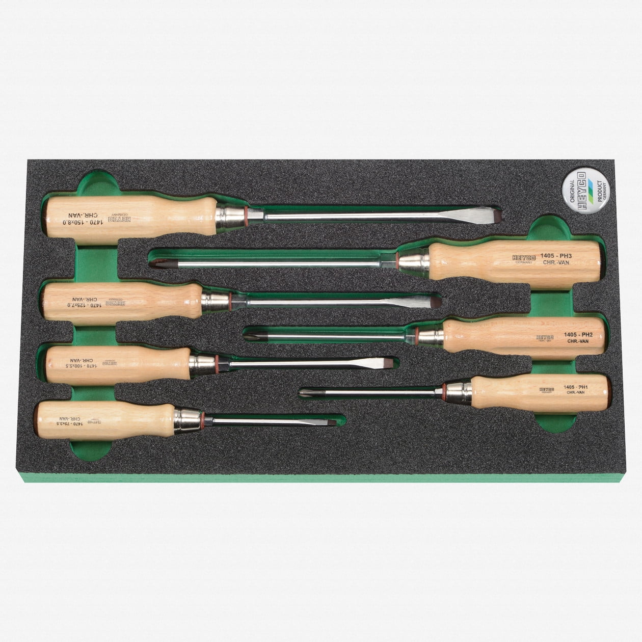 Heyco Phillips/Slotted Wood Screwdriver Set, 7 Pieces - Walmart.com