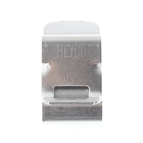 Heyco S6405 SunRunner Stainless Steel Cable Clips (Package of 100 ...