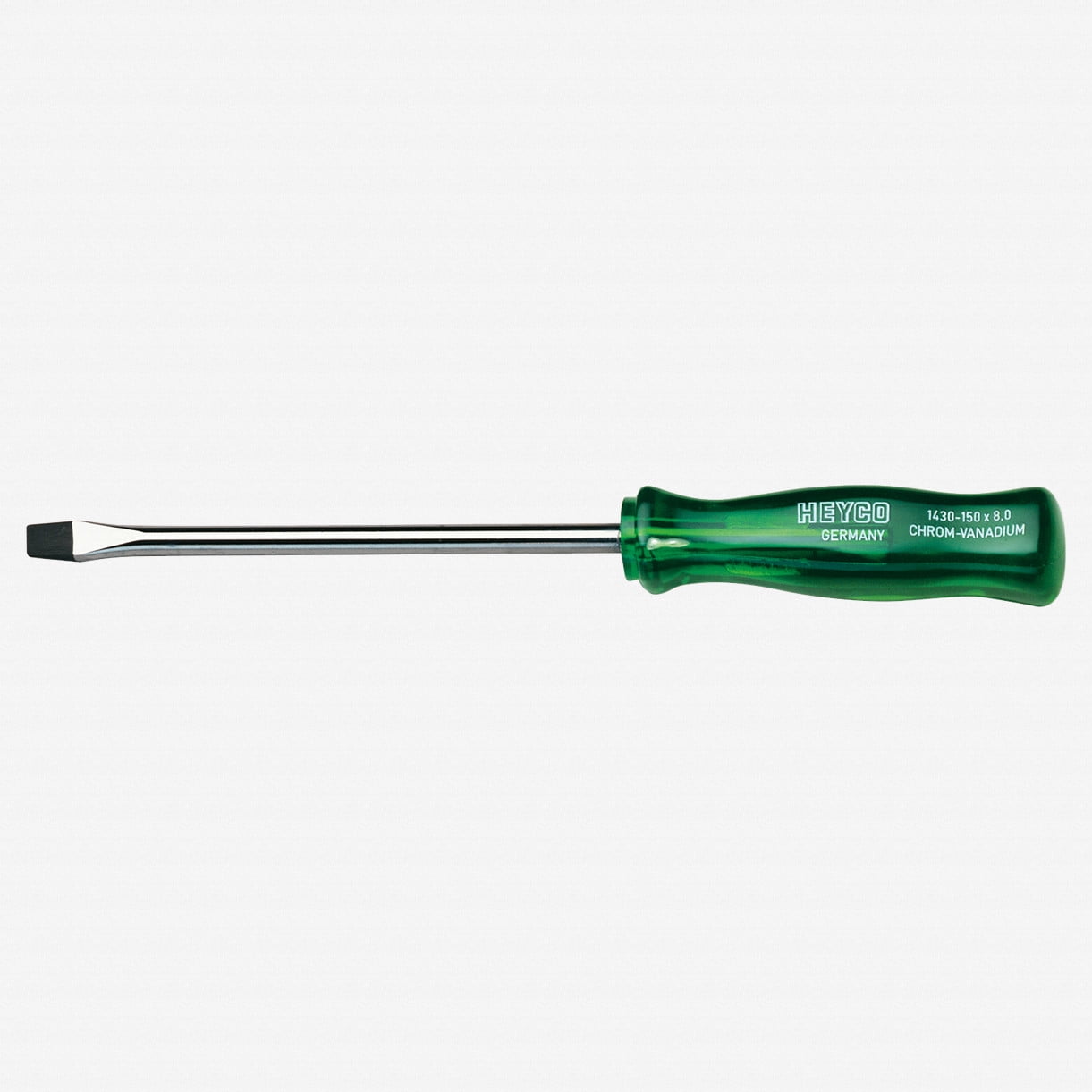 Heyco Slotted Engineers' Screwdriver with Acetate Handle, 10mm ...
