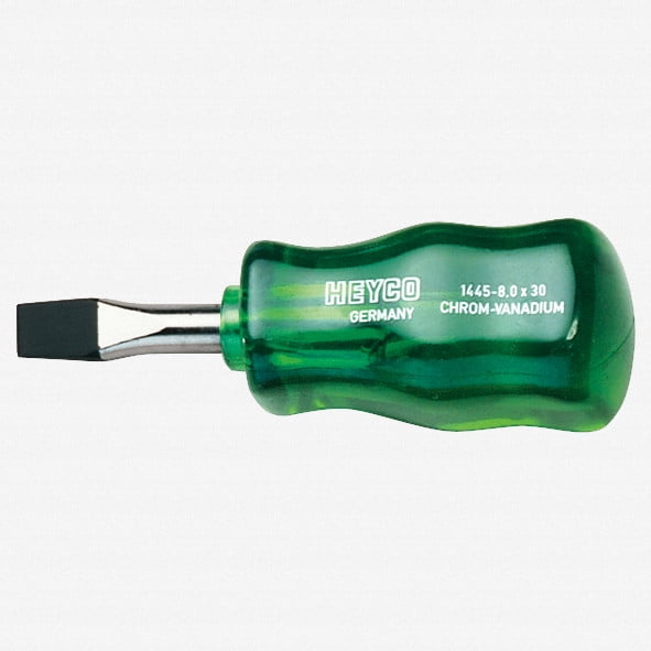 Heyco Slotted Stubby Screwdriver with Acetate Handle, 6.5mm - Walmart.com