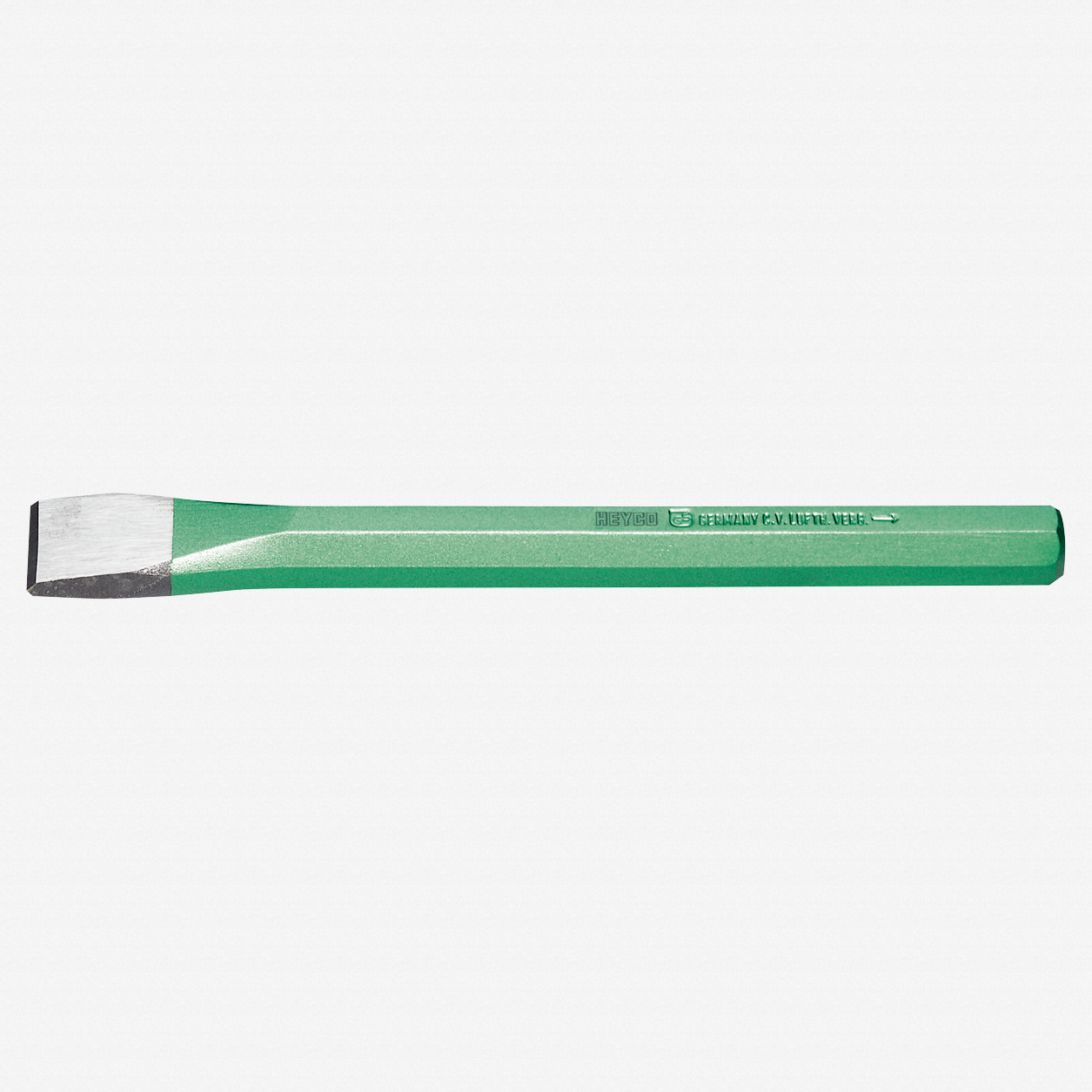 Heyco Stone Chisel with Non-spreading Safety Head, Hex Shaft, 200mm ...