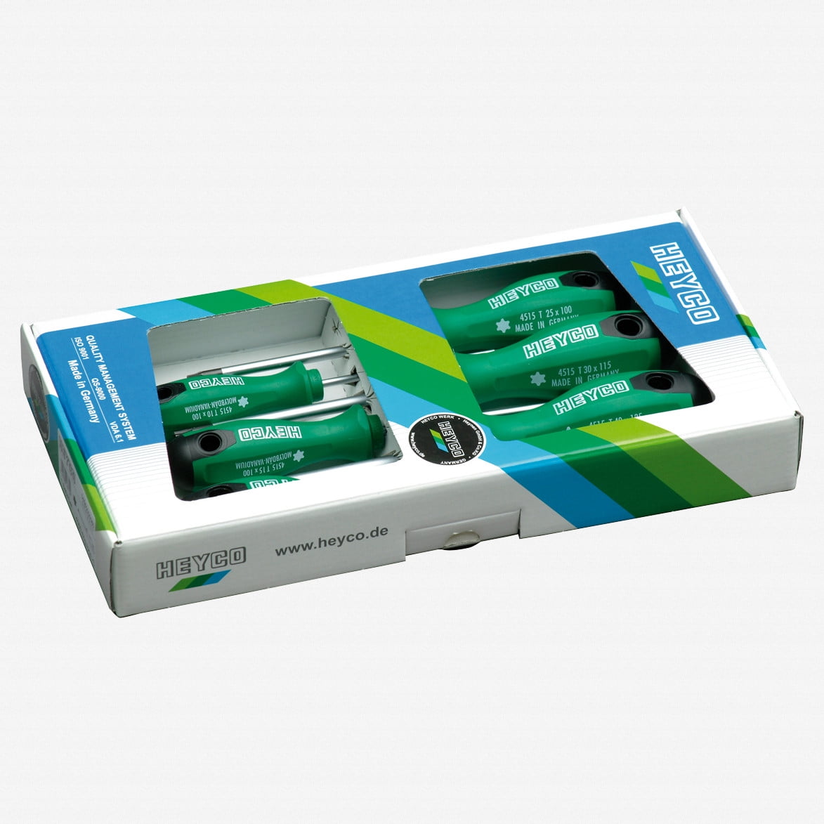 Heyco Torx Screwdriver Set with 2K Handle, 6 Pieces - Walmart.com