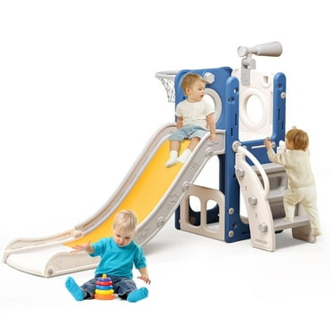 Step2 Alpine Ridge Kid Climber and Slide Outdoor Toddler Playground ...