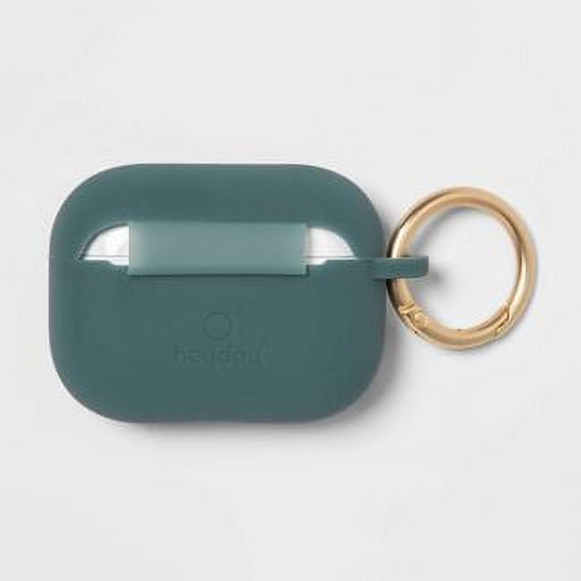 Heyday Apple AirPods Pro Silicone Case with Clip - Rain Teal - Walmart.com