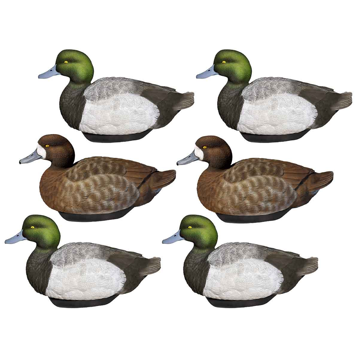 Heyday Outdoors HydroFoam Bluebill Floating Duck Decoys, 6 Pack ...