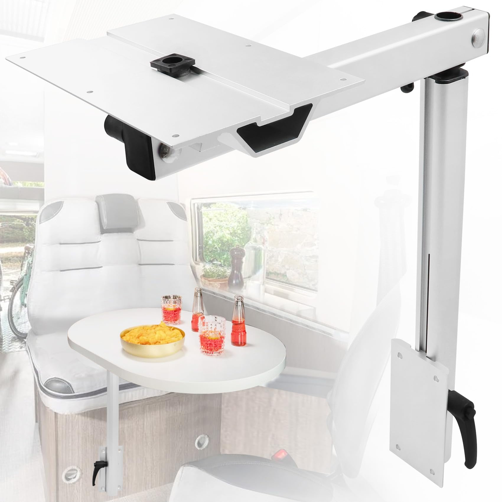 Heyday RV Adjustable Table Leg, 360 Degree Rotation Aluminum Alloy ...