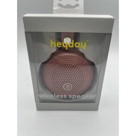 Heyday Round Portable Bluetooth Speaker With Loop White Rechargeable ...