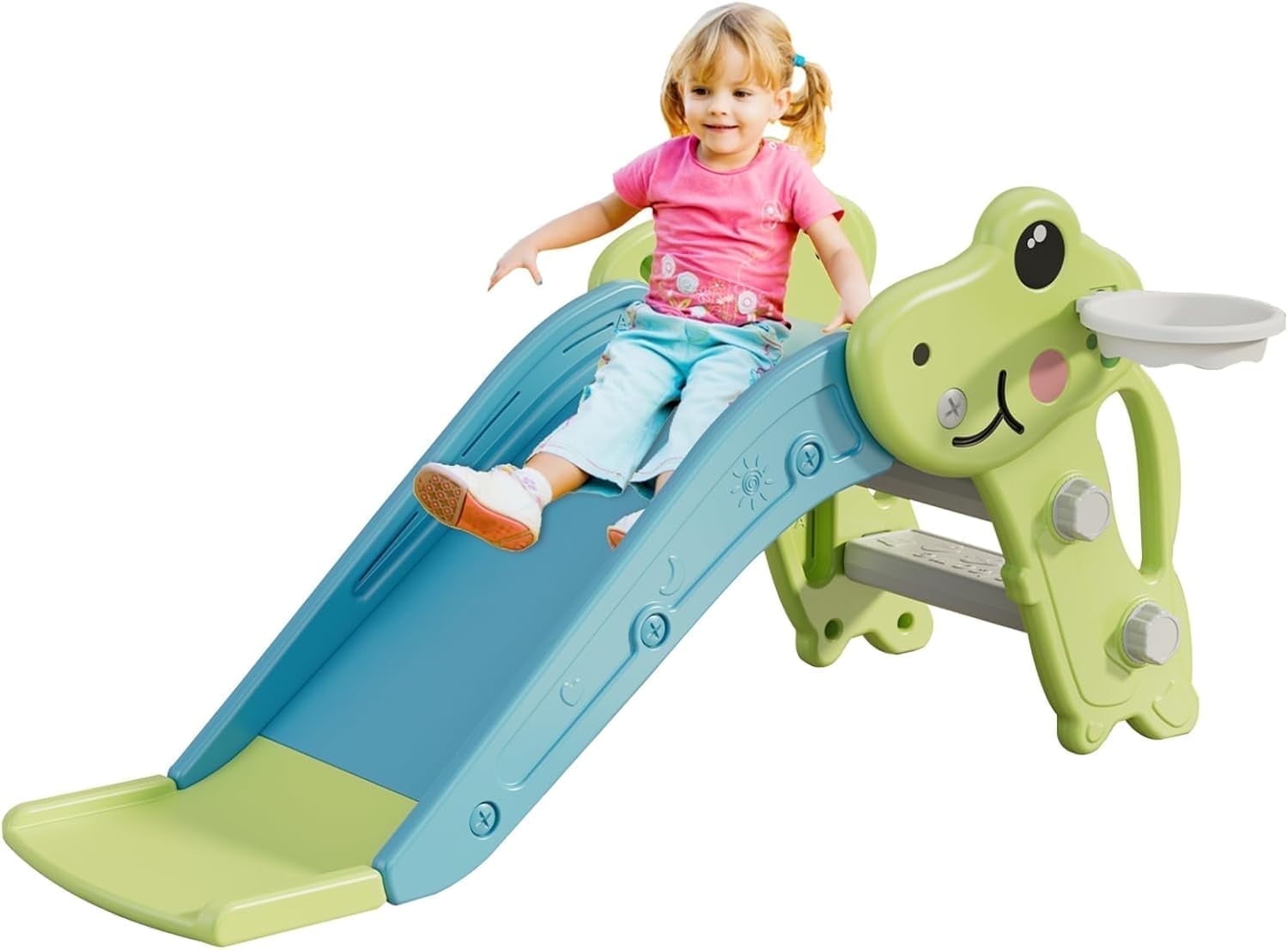 Heyday Slide for Kids,Indoor Outdoor Plastic Foldable Slide for Age 1-2 ...