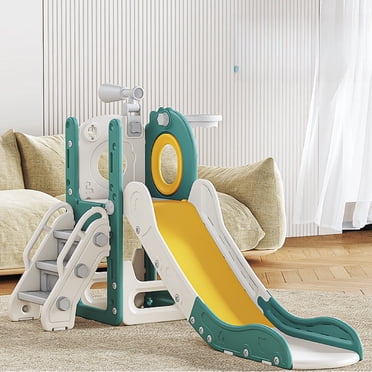 Little Tikes Hide & Slide Climber, Blue & Red - Climbing Toy and Slide ...