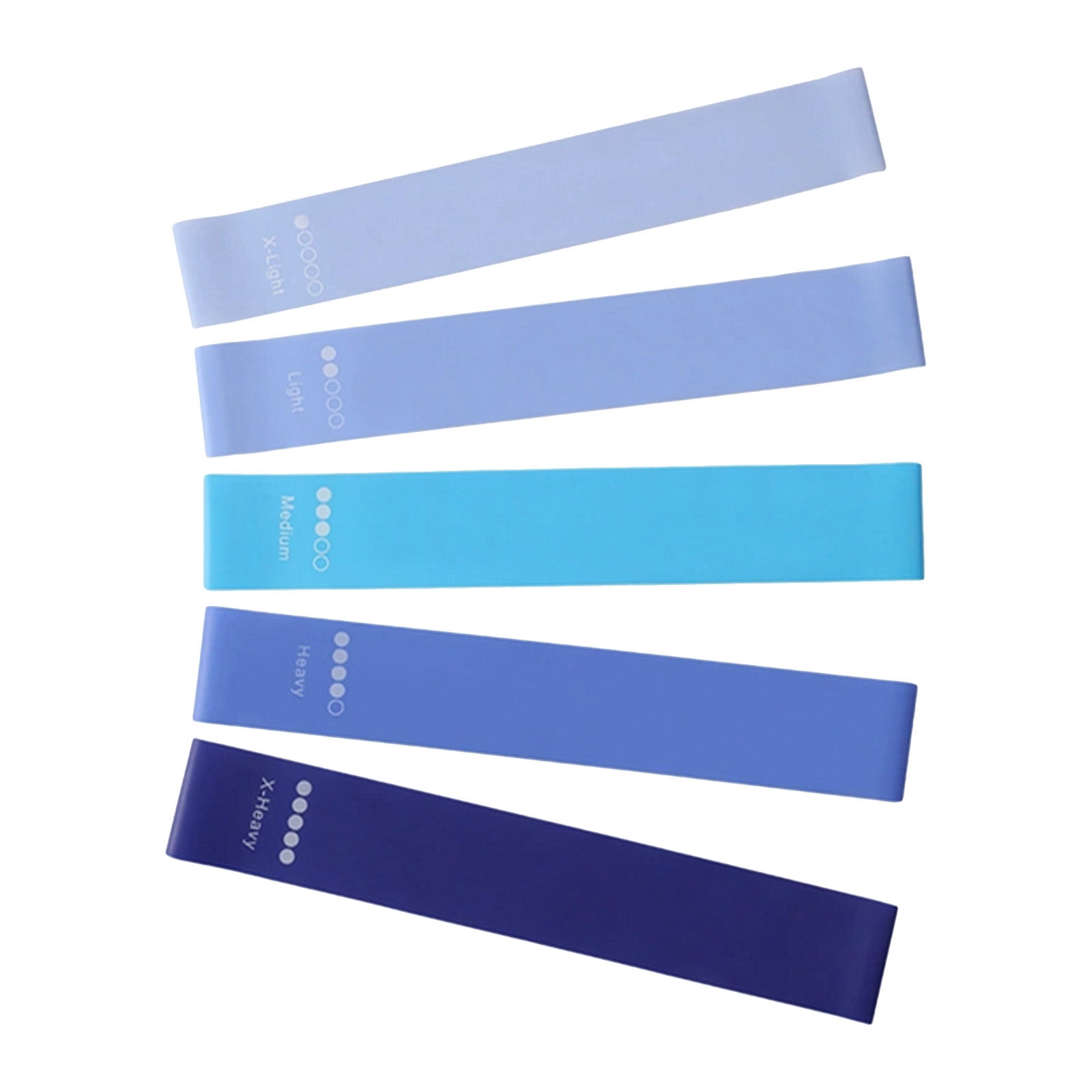 Heydday 5-Piece Resistance Bands Set – Exercise Loop Bands for Legs ...