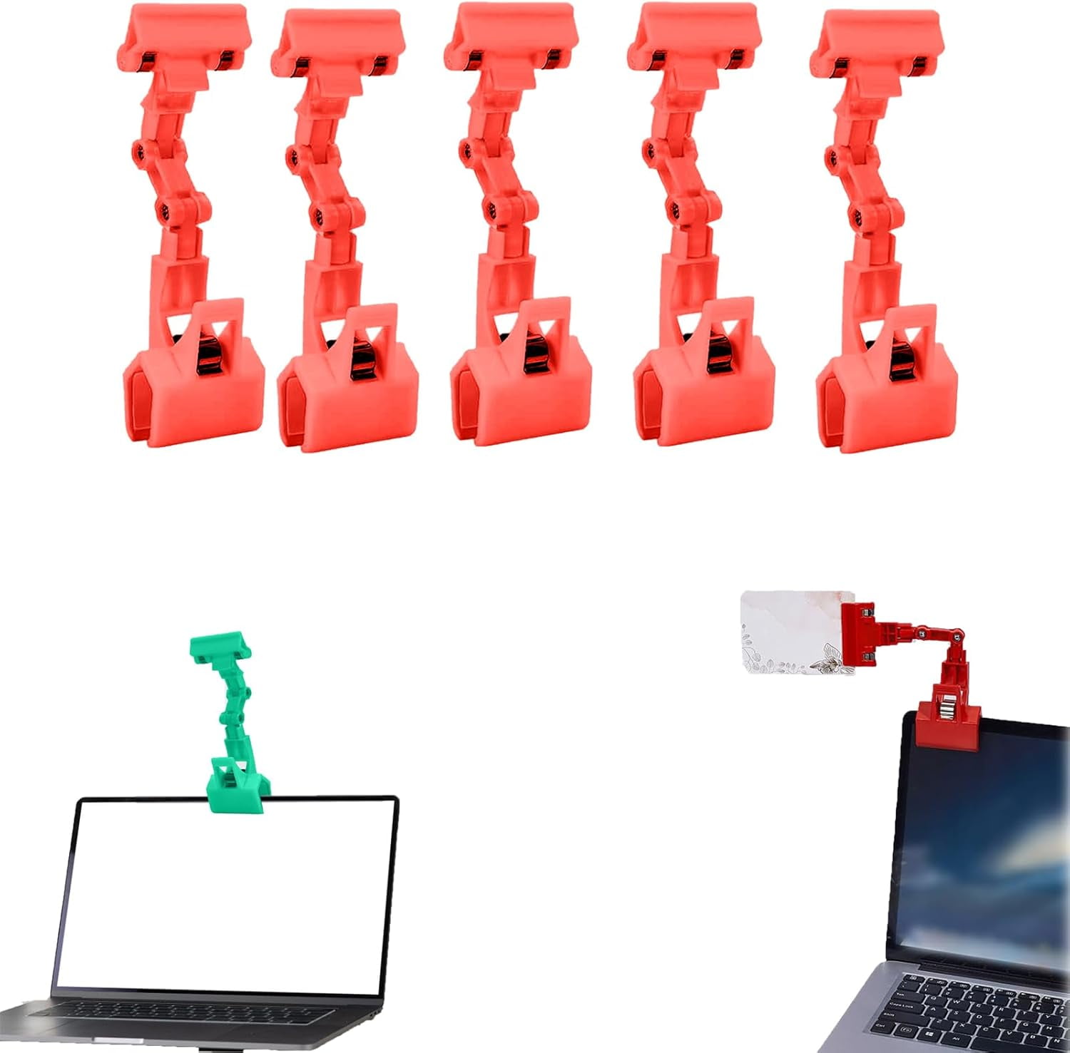 Heydday 5PC 360° Adjustable Document Holder – Foldable, Rotatable Paper ...