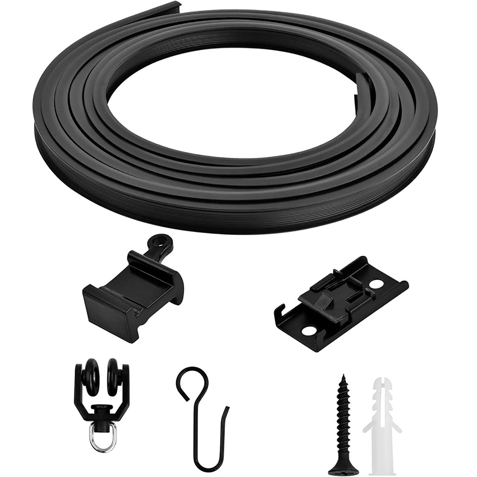 Heydday Adjustable Curtain Track System - Bendable Ceiling Rail Kit ...