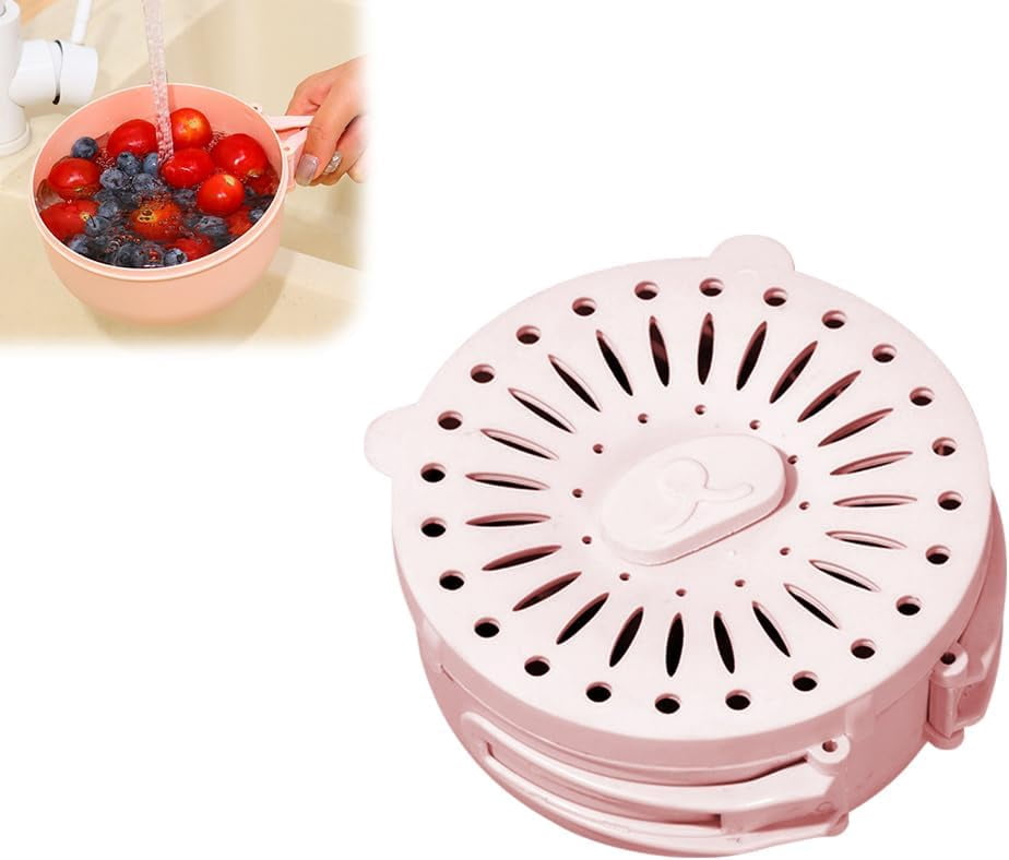 Heydday Fruit & Vegetable Washing Bowl with Lid - 2-in-1 Strainer ...