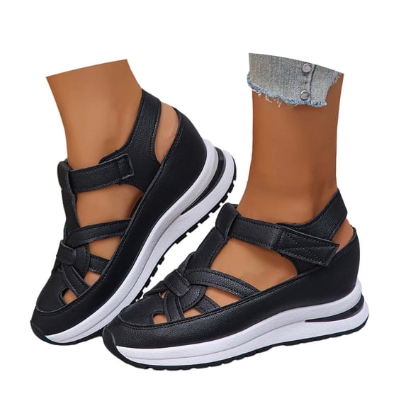 Heydday Orthopedic Shoes for Women Summer, Comfortable Platform Hollow ...