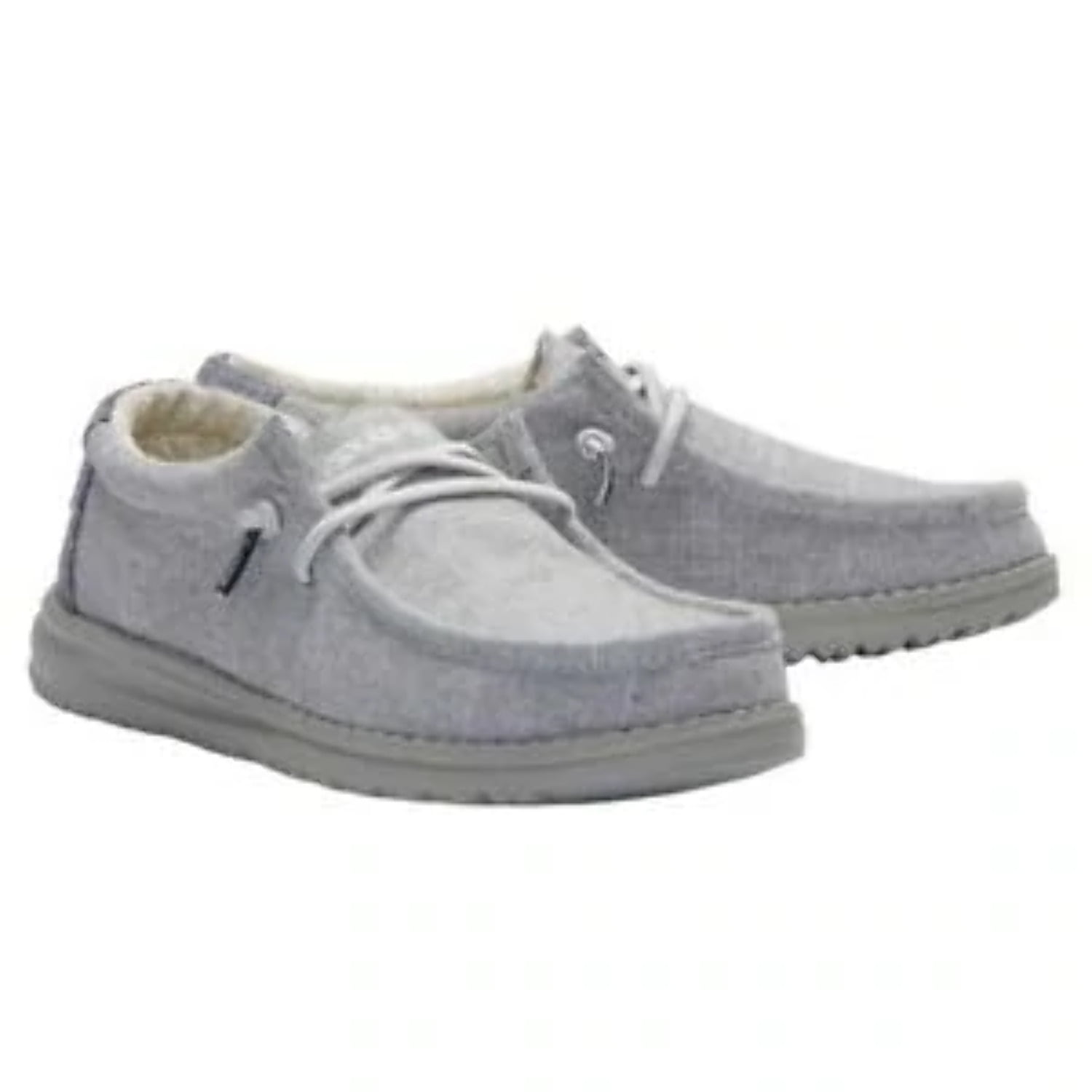 Heydude Boys Wally Steel Canvas Shoes, Closed Toe Gray, Size k13 ...