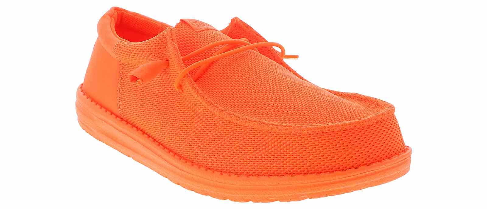 Heydude Wally Funk Mono Neon Orange Casual Shoe | 40011-863 - Walmart.com