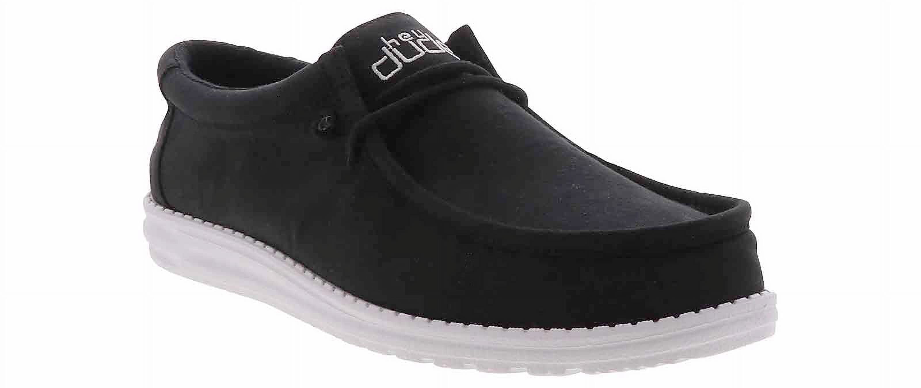 Heydude Wally Slub Canvas Casual Shoe | 40009-001 Black - Walmart.com