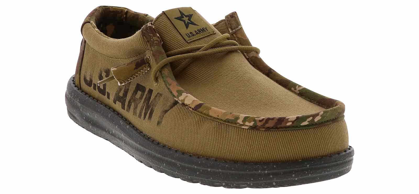 Heydude Wally US ARMY Casual Shoe | 43080-386 Green - Walmart.com