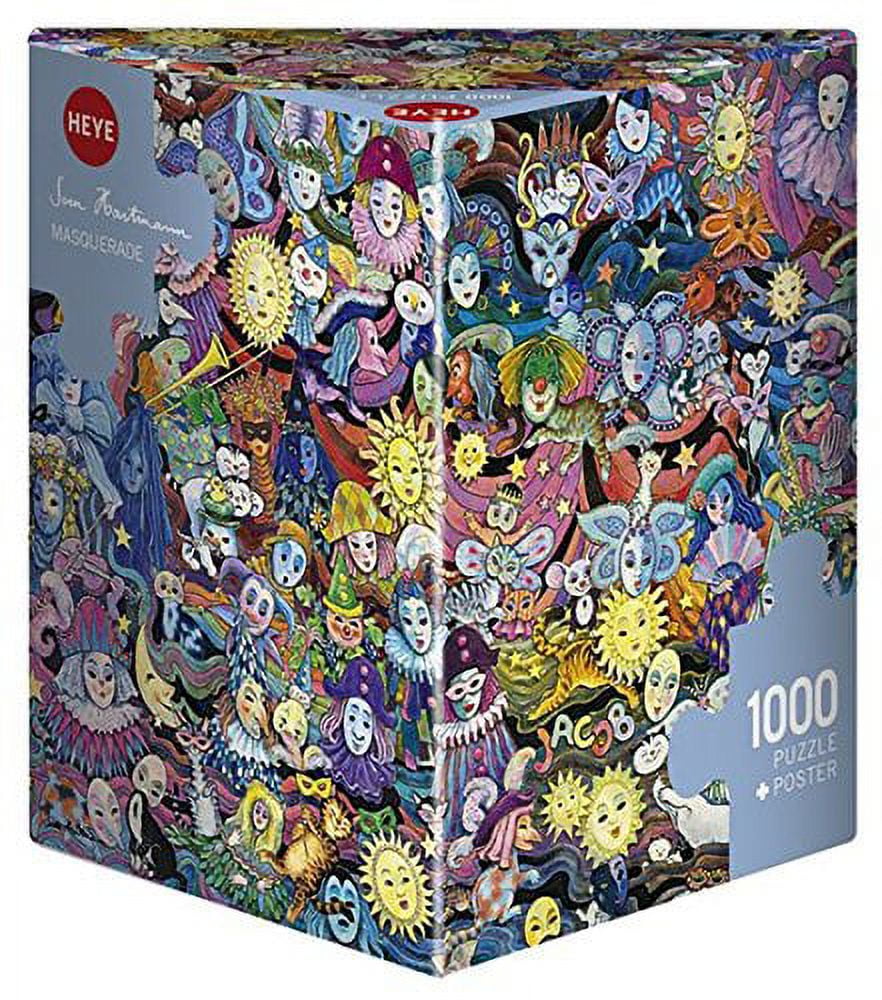 Heye 29789 Masquerade Hartmann Triangular Puzzle (1000Piece) - Walmart.com