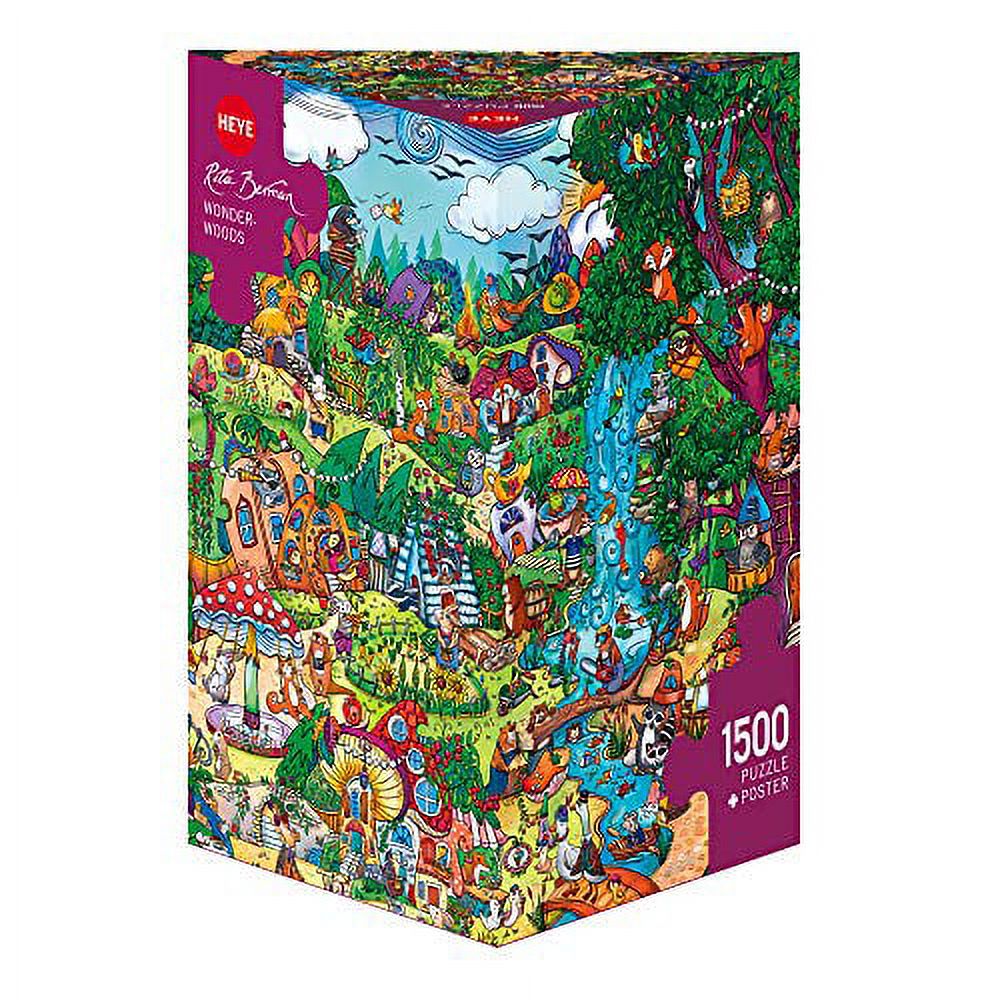 Heye Heye 29792 "Wonderwoods Berman Triangular Puzzle Puzzles - Walmart.com