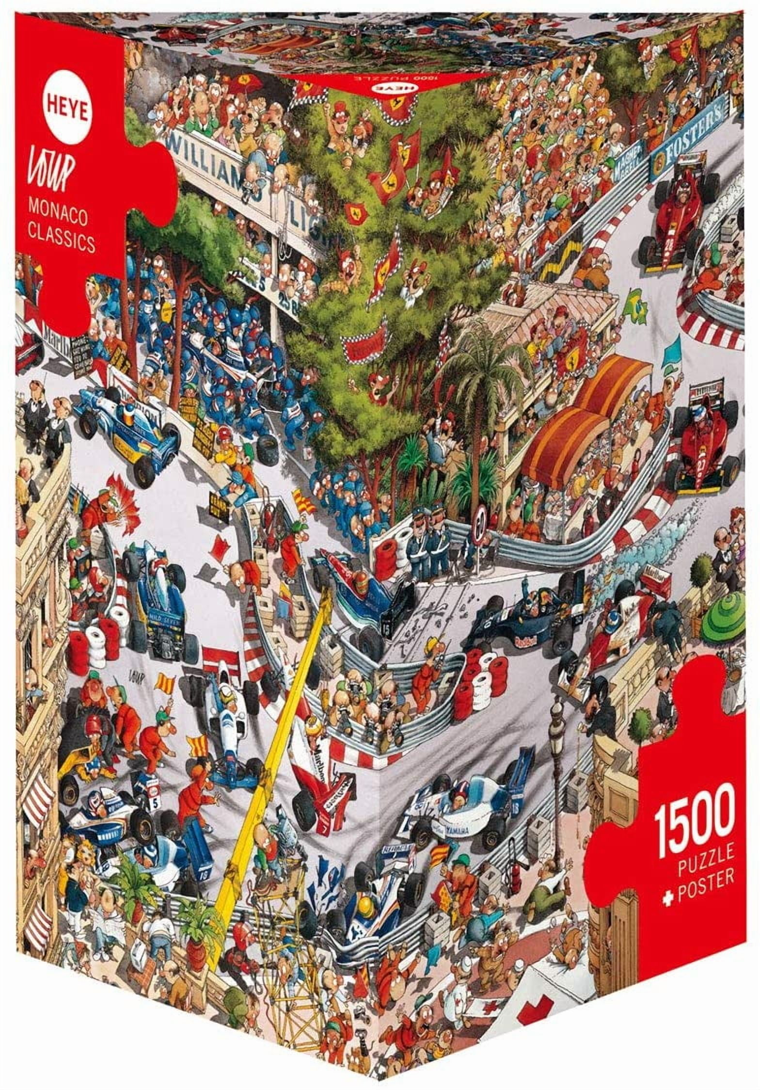 Heye : Puzzle 1500 pcs Monaco Classics - Walmart.com