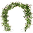 Heyfurni Double Layer Round Garden Arch, 78" Dia Wedding Arch, Metal ...