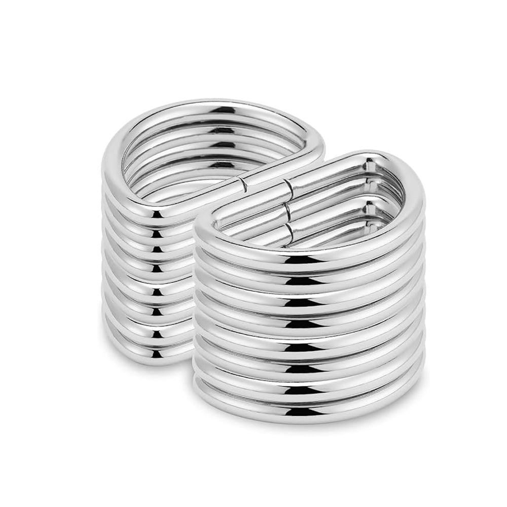 Heyingu 30Pcs Heavy Duty Metal D-Shape Buckle Clips Multi Purpose ...