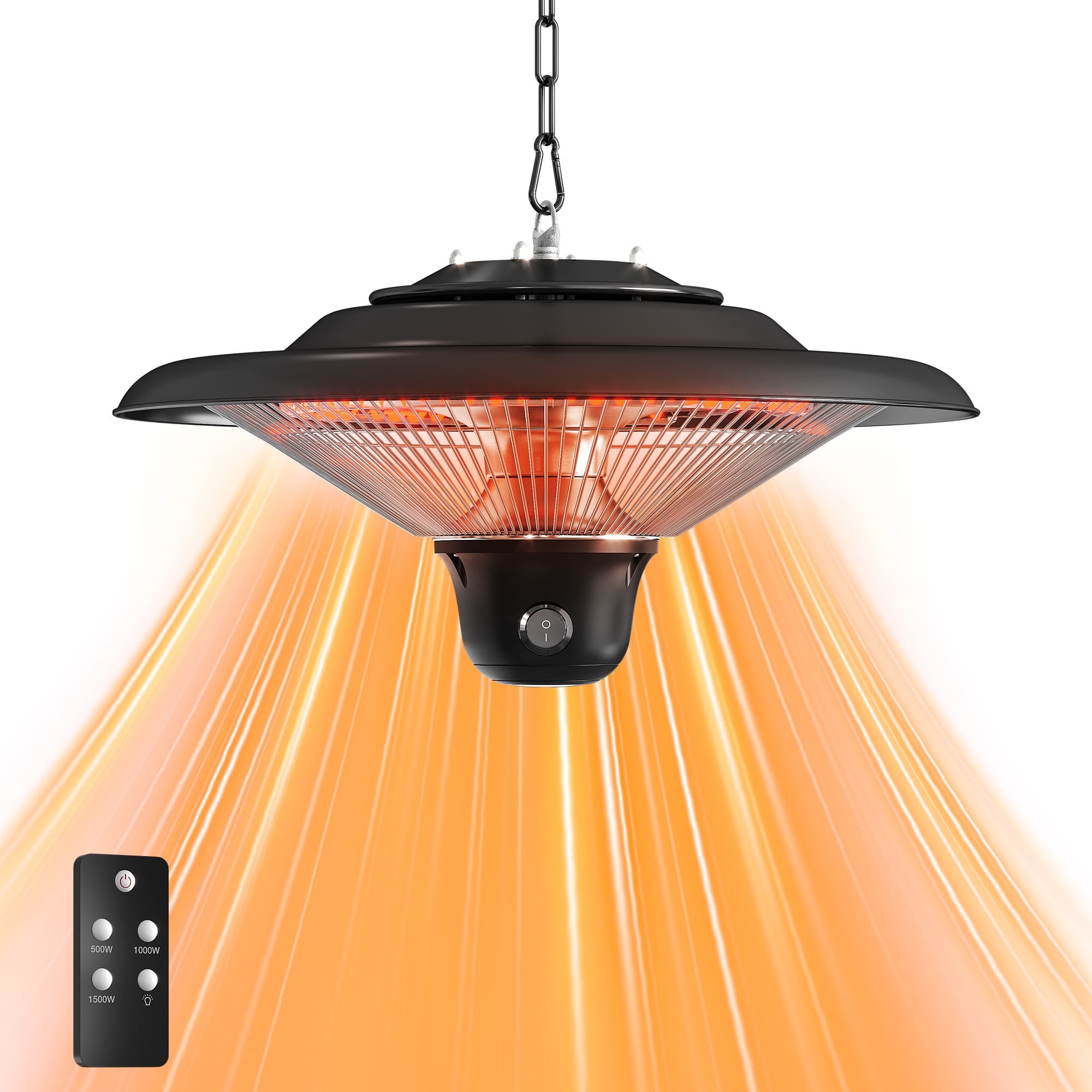 Heynemo Patio Heater with 3 Adjustable Modes, Ceiling Mounted Outdoor ...