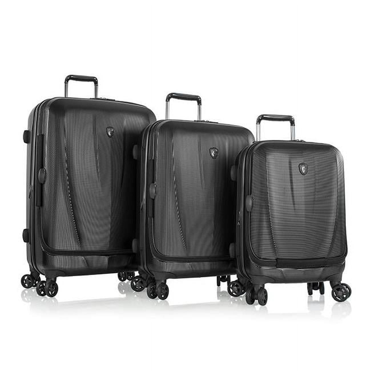 Heys International 15023-0001-S3 Vantage Smart Luggage, Black - 3 Piece ...