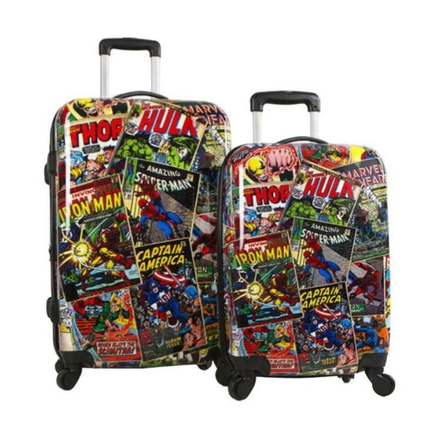 Heys Marvel Comics Hardside Suitcase 2pc Set - 21" and 26" Spinner ...