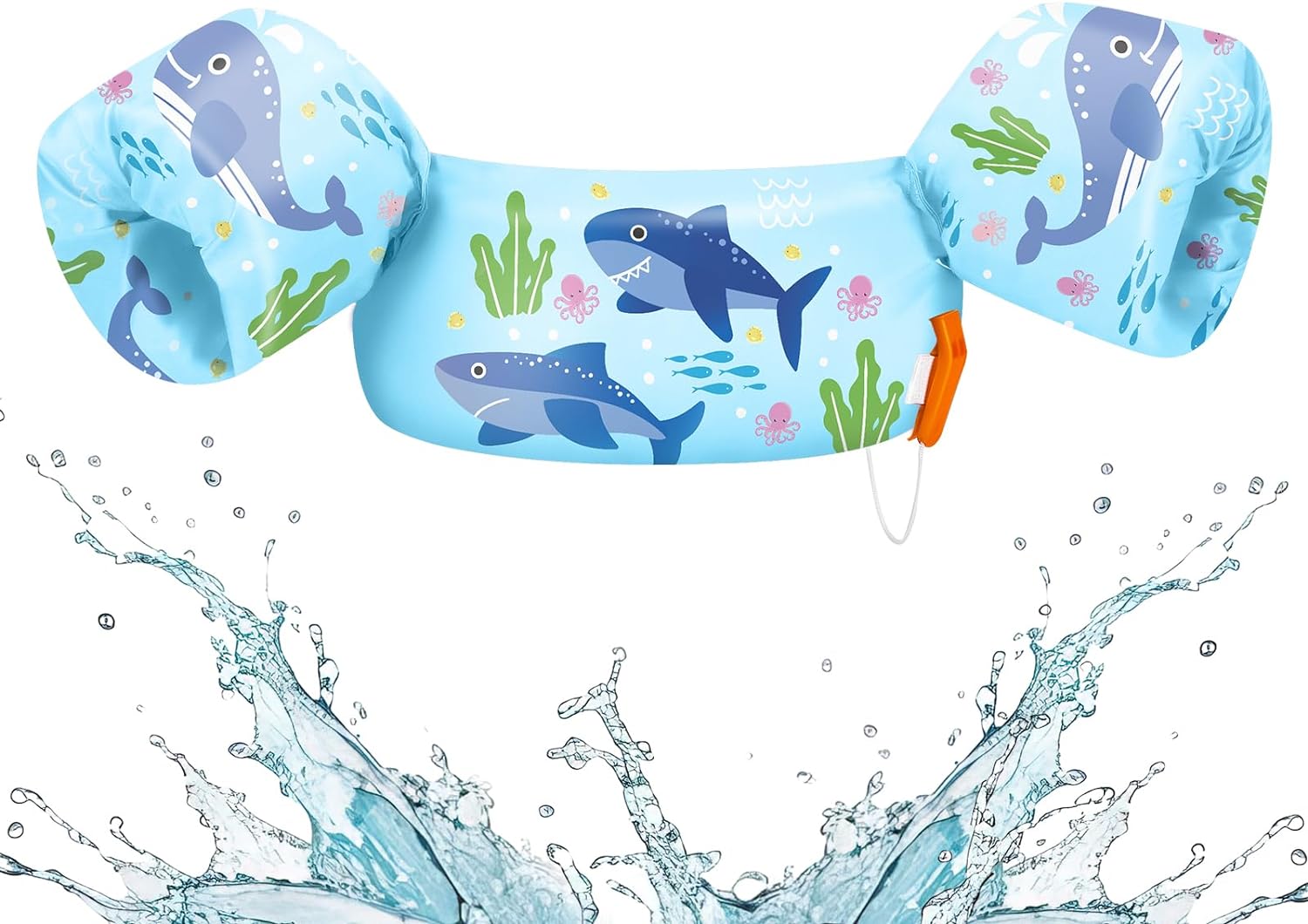 SwimSchool Medium/Large UPF 50 Flex Foam Floatation Swim Trainer Vest ...