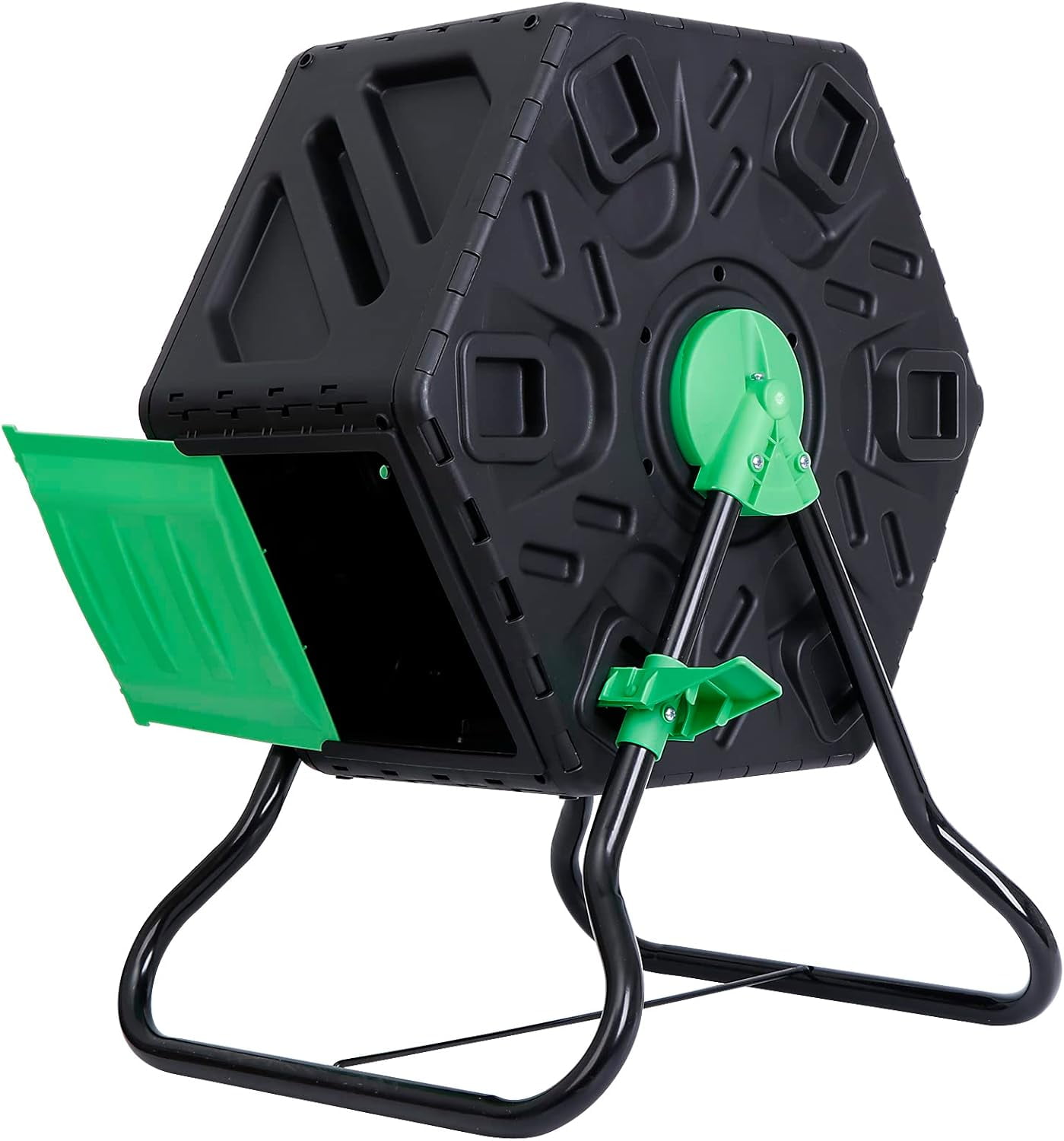 Heywoo 18.5 Gallon Compost Tumbler Compost Bin All-Season Outdoor BPA ...