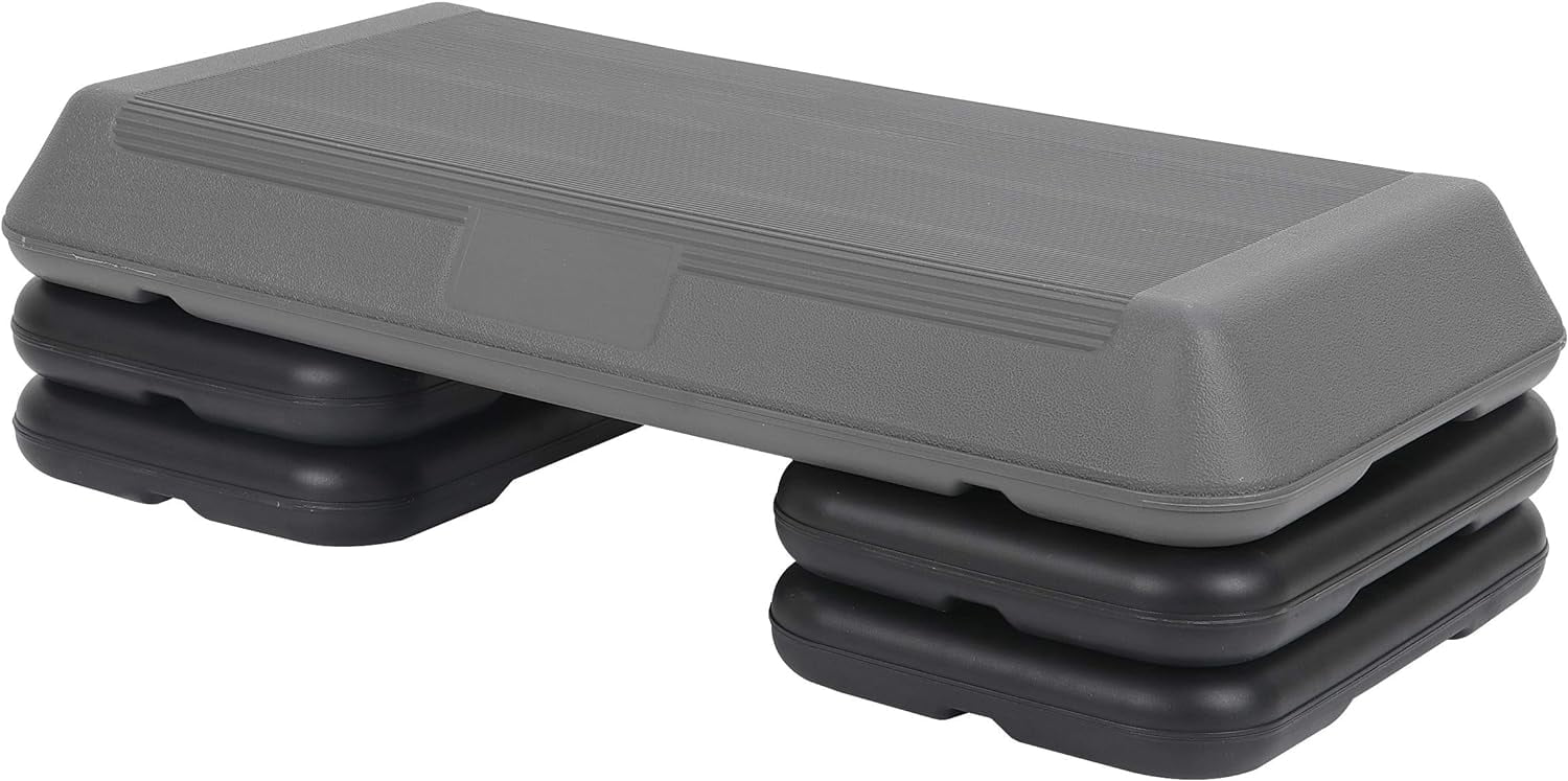 Heywoo 28.15" & 43" Adjustable Workout Aerobic Stepper in Fitness ...