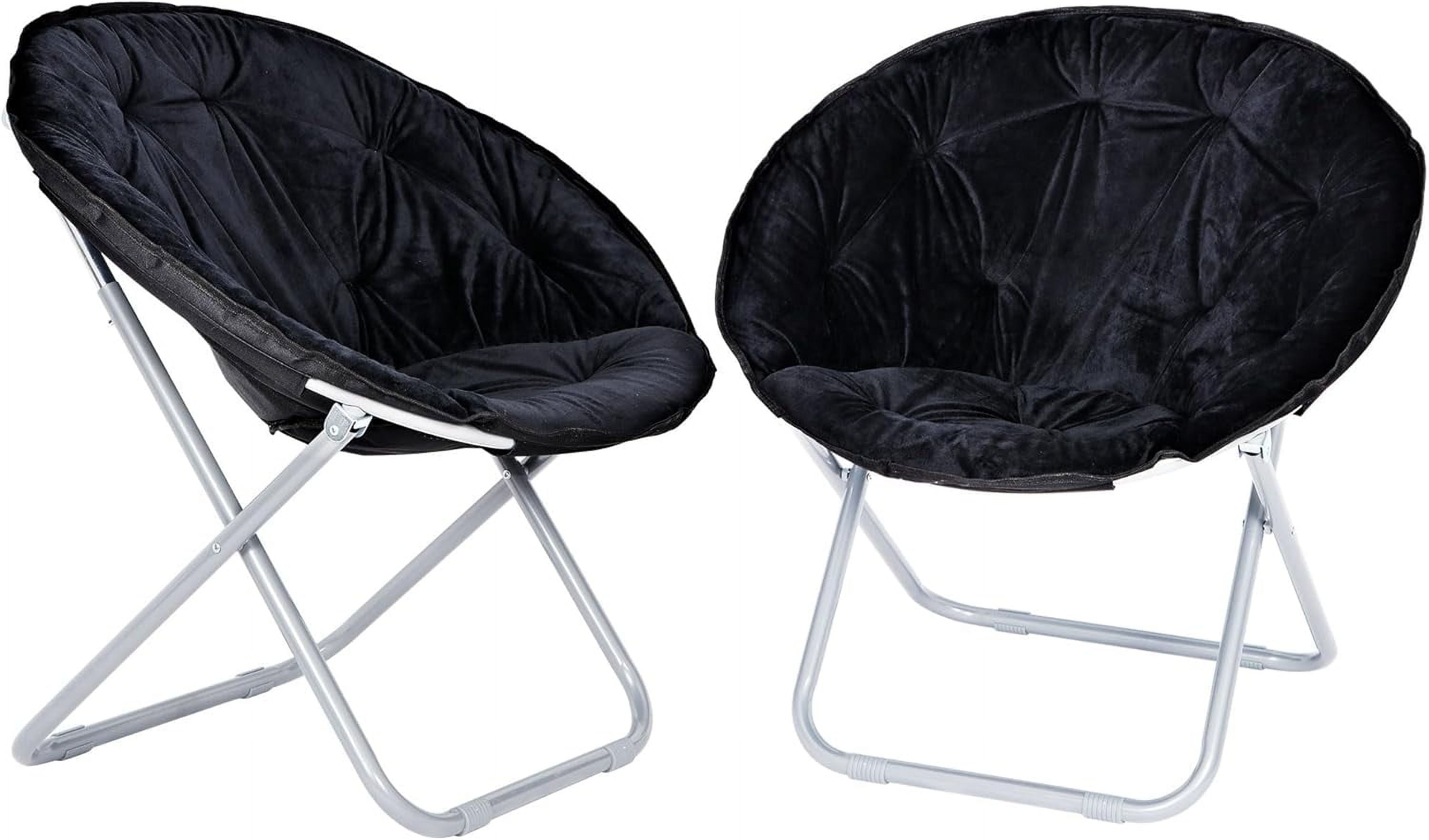 Heywoo Comfy Foldable Chair for Bedroom, Adults Kids Portable Faux Fur ...