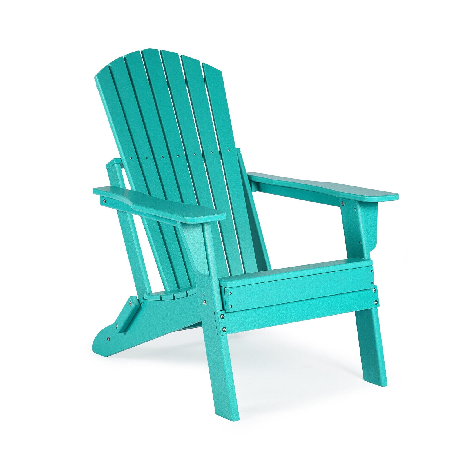 Heywoo Folding Adirondack Chair HDPE Outdoor All-Weather Chair for ...