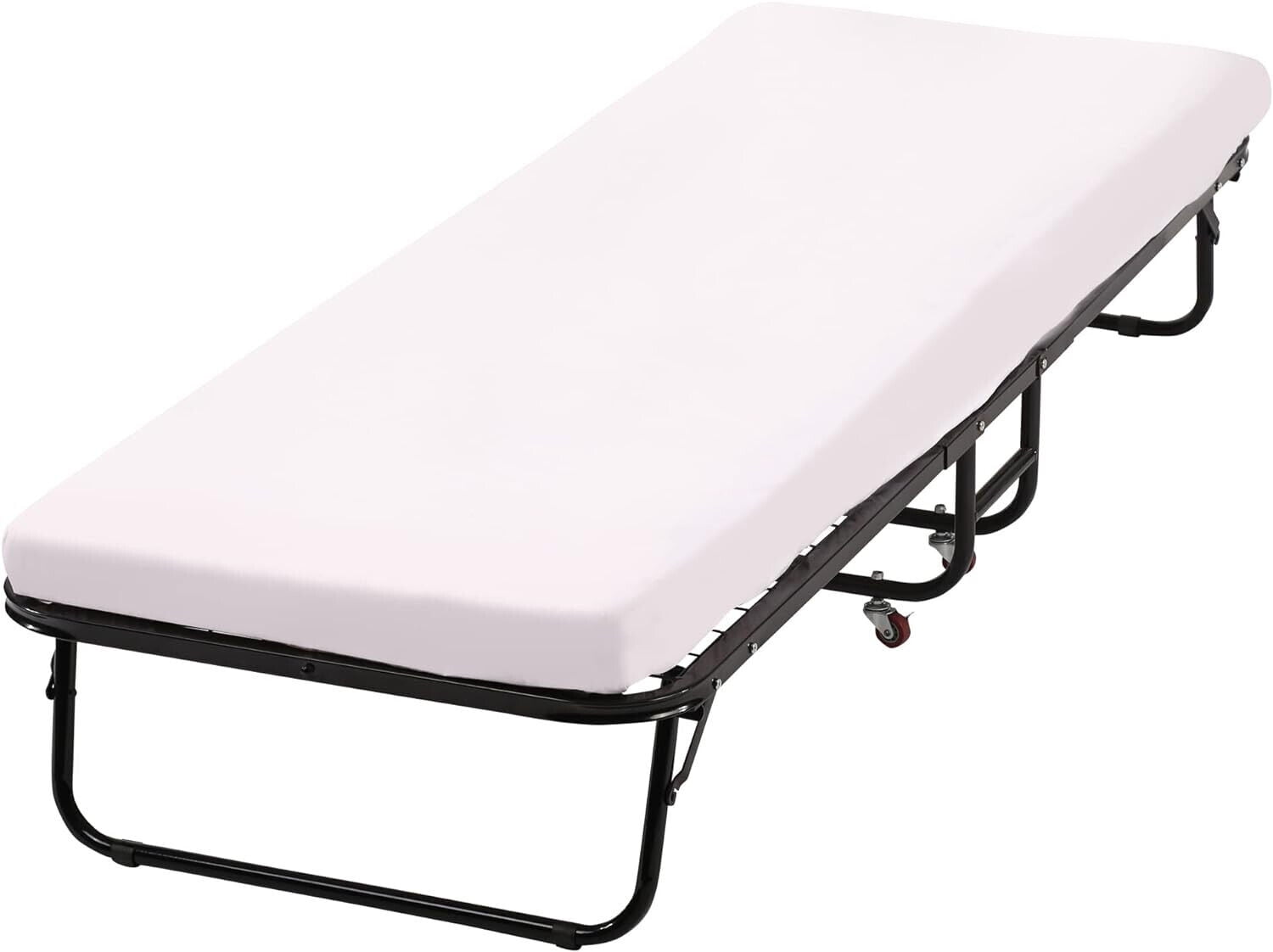 Heywoo Folding Guest Bed with Wheels Guest Beds Portable Beds Extra ...