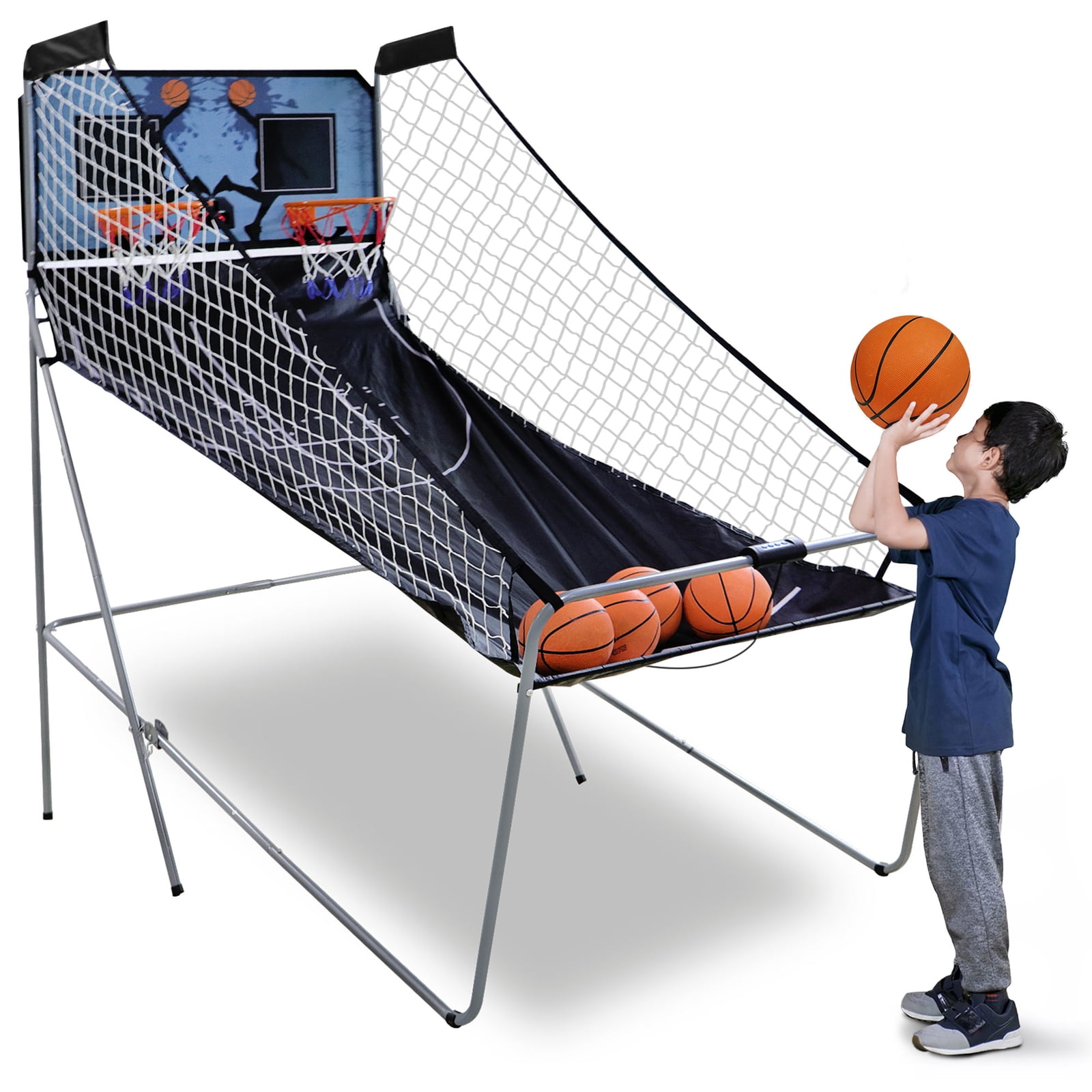 Heywoo Indoor Basketball Arcade Game Double Electronic Hoops shot 2 ...