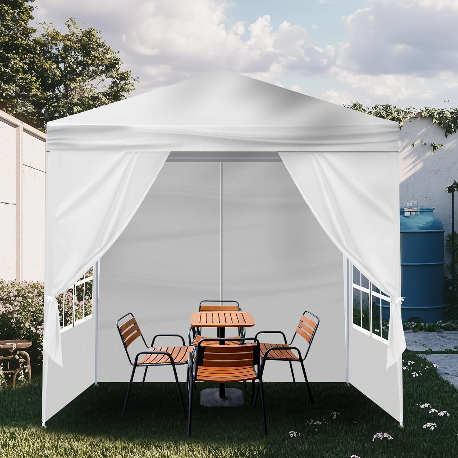 Heywoo Outdoor Party Tent, Patio Canopy Tent Gazebo with Removable ...