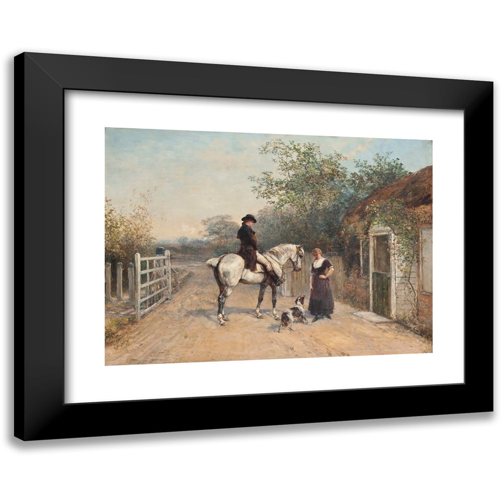 Heywood Hardy 24x18 Black Modern Framed Museum Art Print Titled - A ...